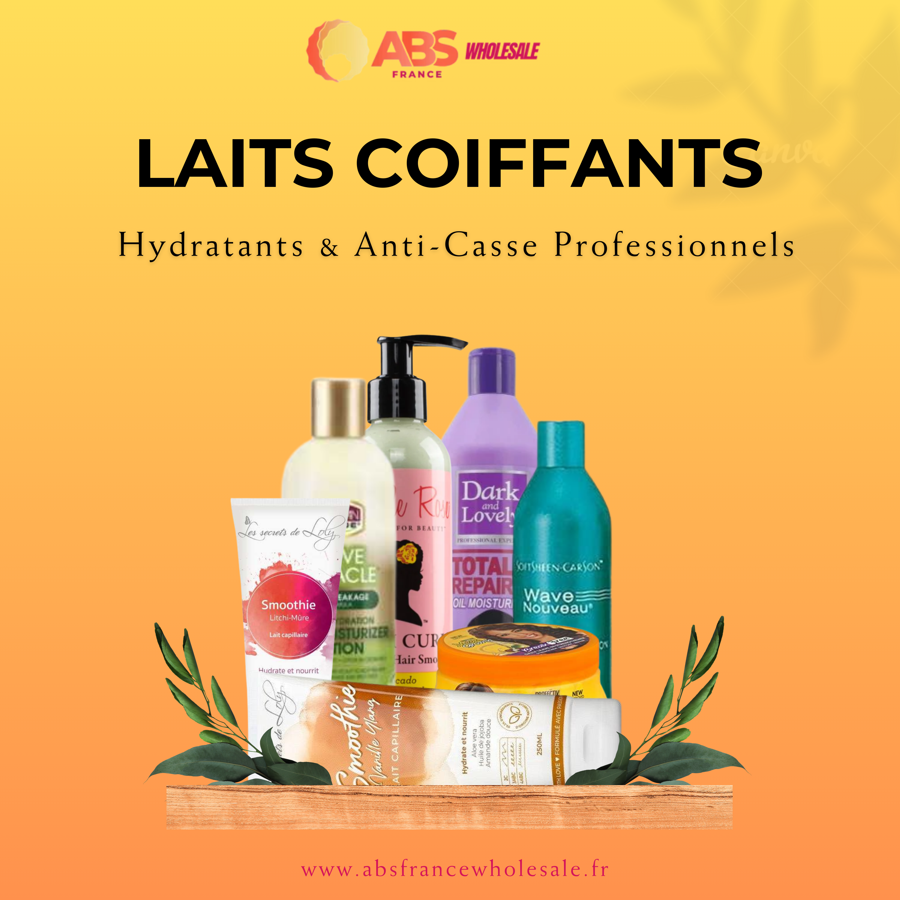 Lait Coiffant – ABS Wholesale – Soins Capillaires Produits – ABS France ...